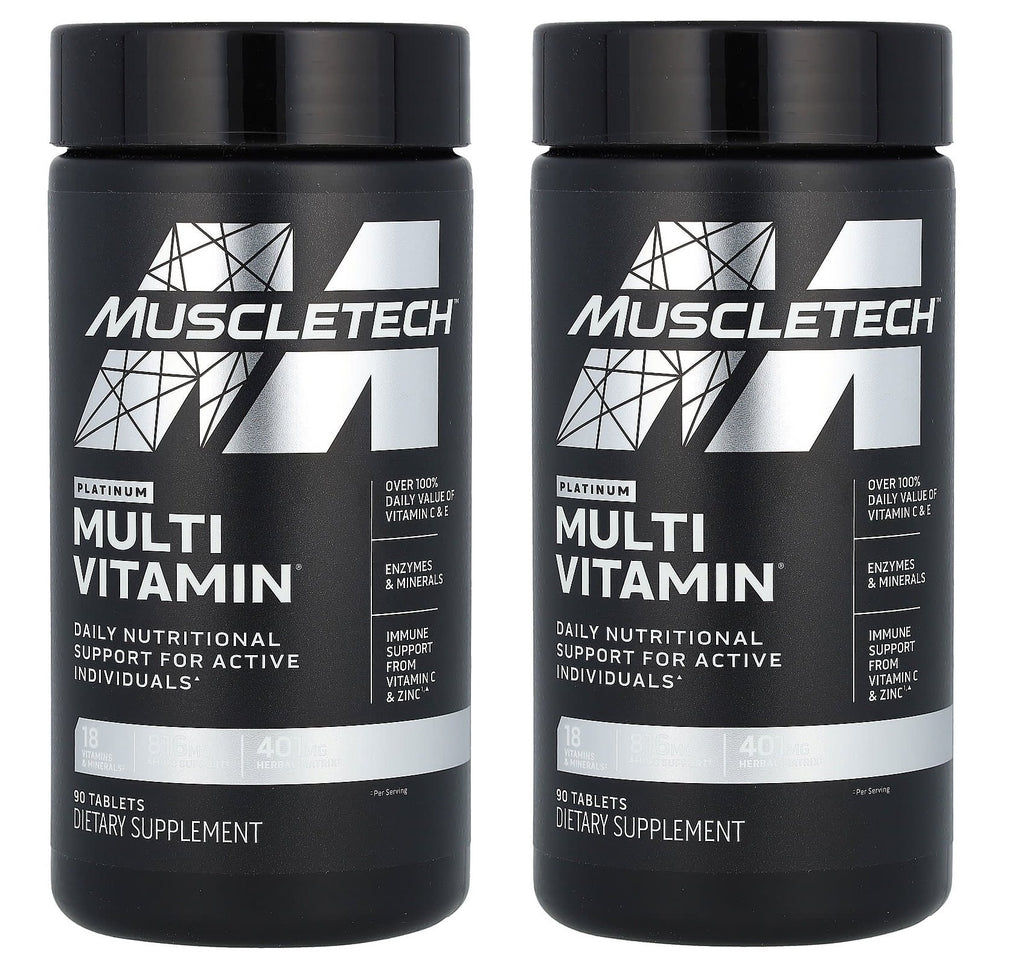 MuscleTech Platinum Multi Vitamin 90 Count (2 Pack) – Nutrition Complex